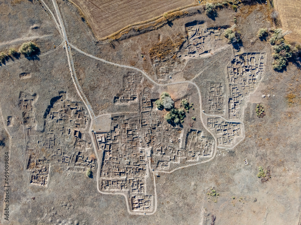 Kultepe ancient city ruins. Assyrian Trade Center in Karum-Kanis in ...