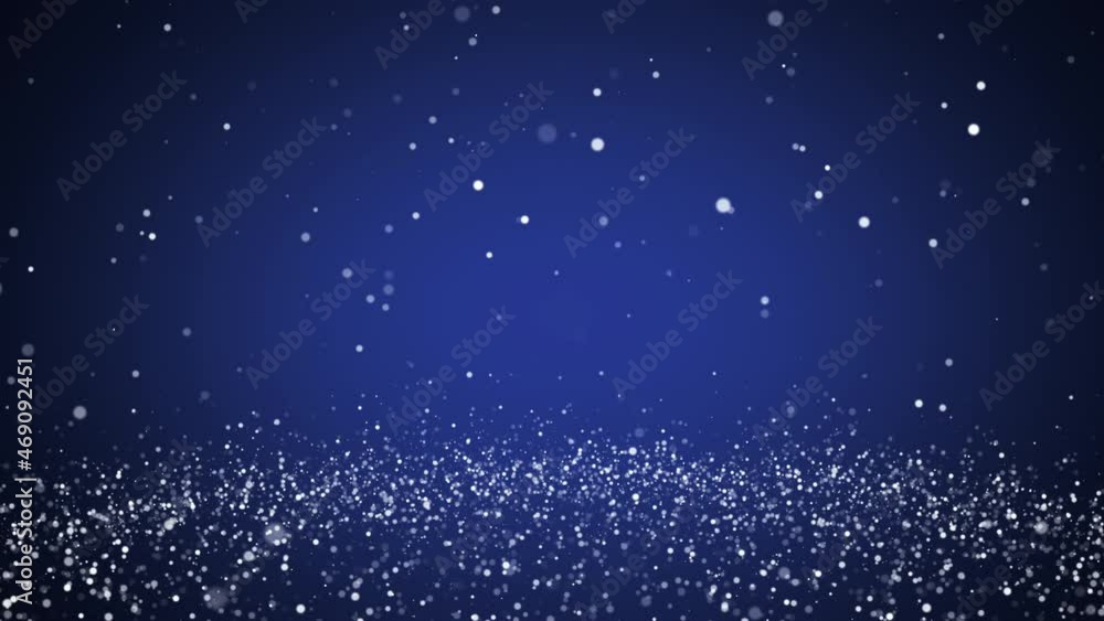 christmas blue magic dust particles animation loop Stock Video | Adobe ...
