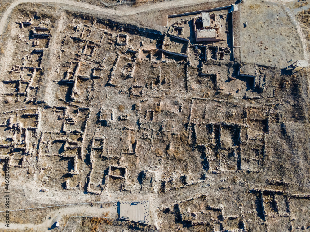 Kultepe ancient city ruins. Assyrian Trade Center in Karum-Kanis in ...