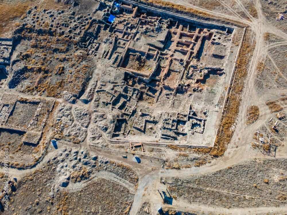 Kultepe ancient city ruins. Assyrian Trade Center in Karum-Kanis in ...