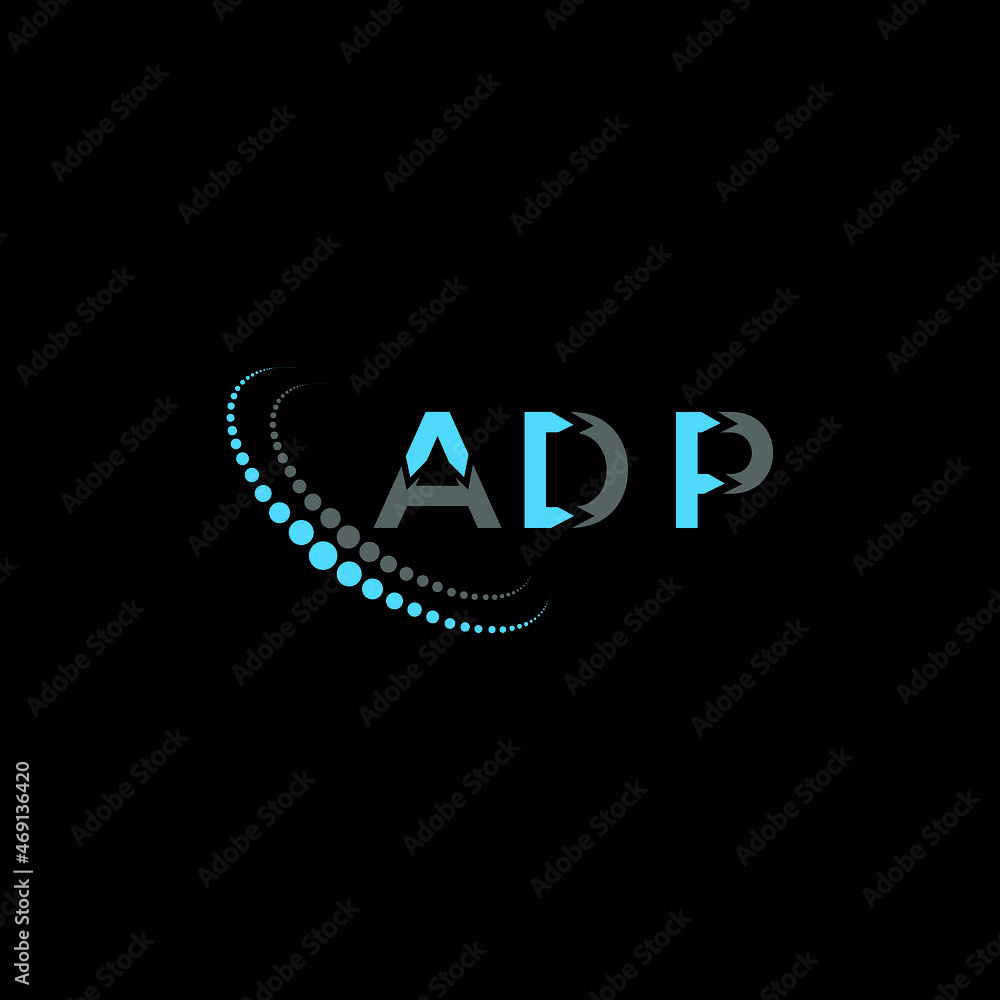 Black Adp Logo
