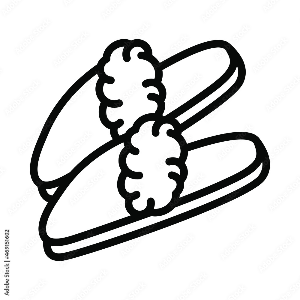 Bedroom Slippers Clipart Black And White