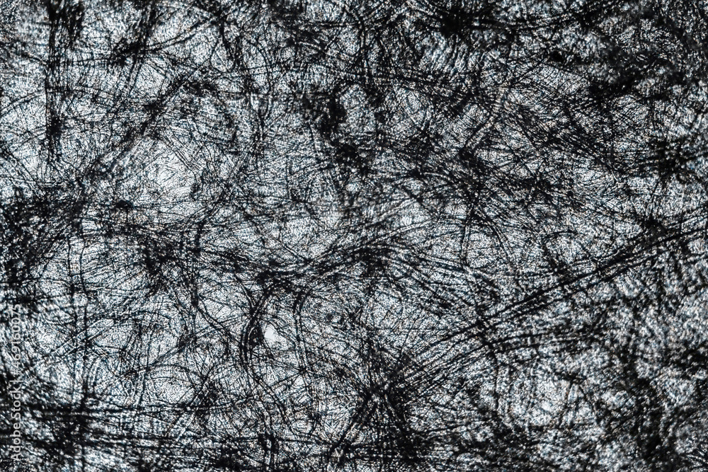 Parchment paper texture under the microscope with a magnification of 40 ...