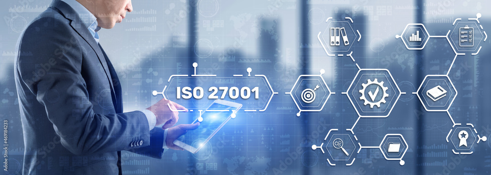 ISO 27001. International information security standard. Concept of ISO ...