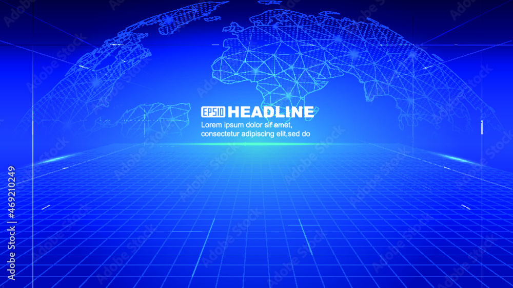 Line extension space point line Earth globalization international ...