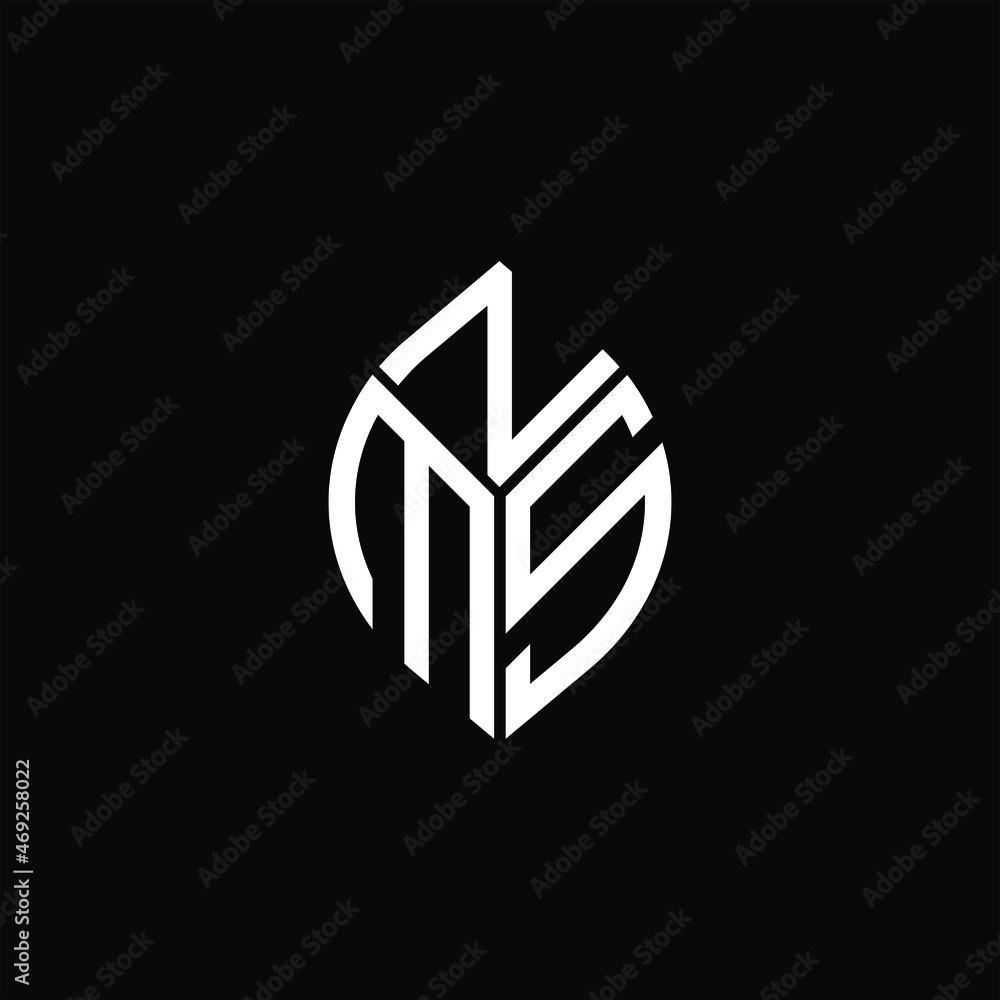 NMS letter logo creative design. NMS unique design Stock Vector | Adobe ...