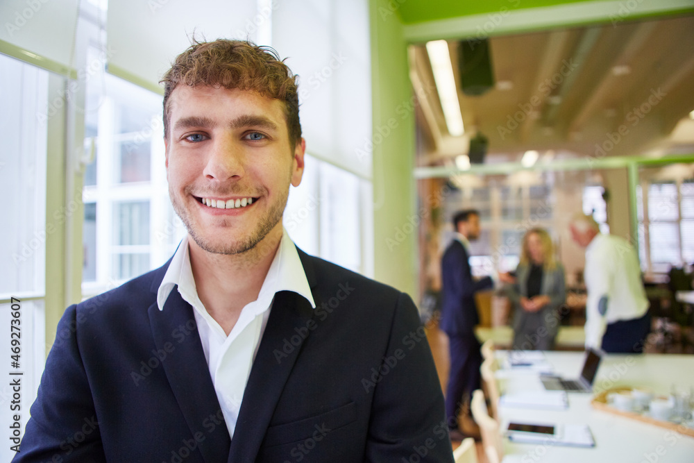 Young man as a successful start-up founder Stock Photo | Adobe Stock