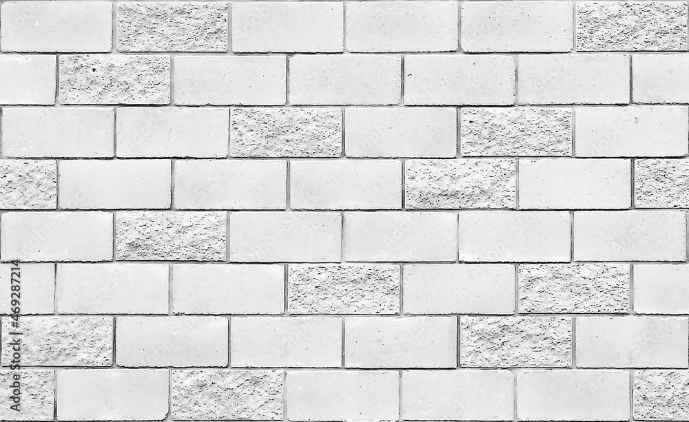 Torn and sleek brick mixing and matching general layout, seamless ...