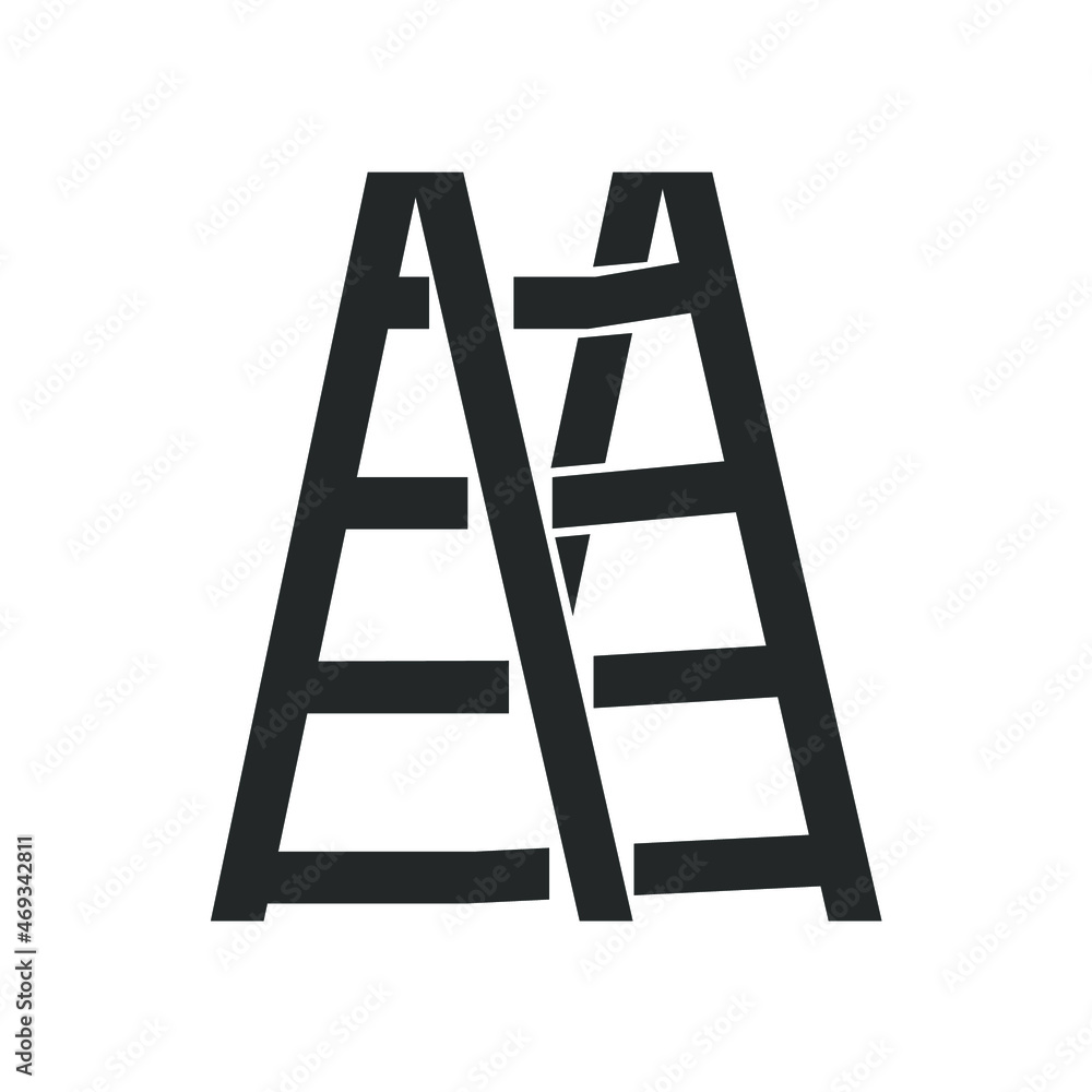 Ladder icons symbol vector elements for infographic web Stock Vector ...