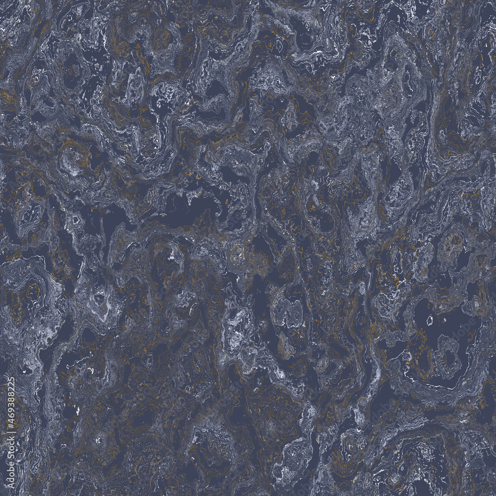 Dark blue marbled masculine seamless texture. Irregular ink blotch ...