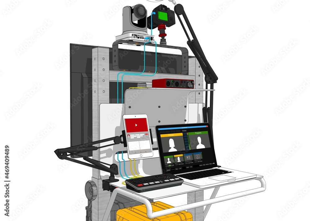 Mobile Streaming unit for outdoor Production. Live streaming system ...