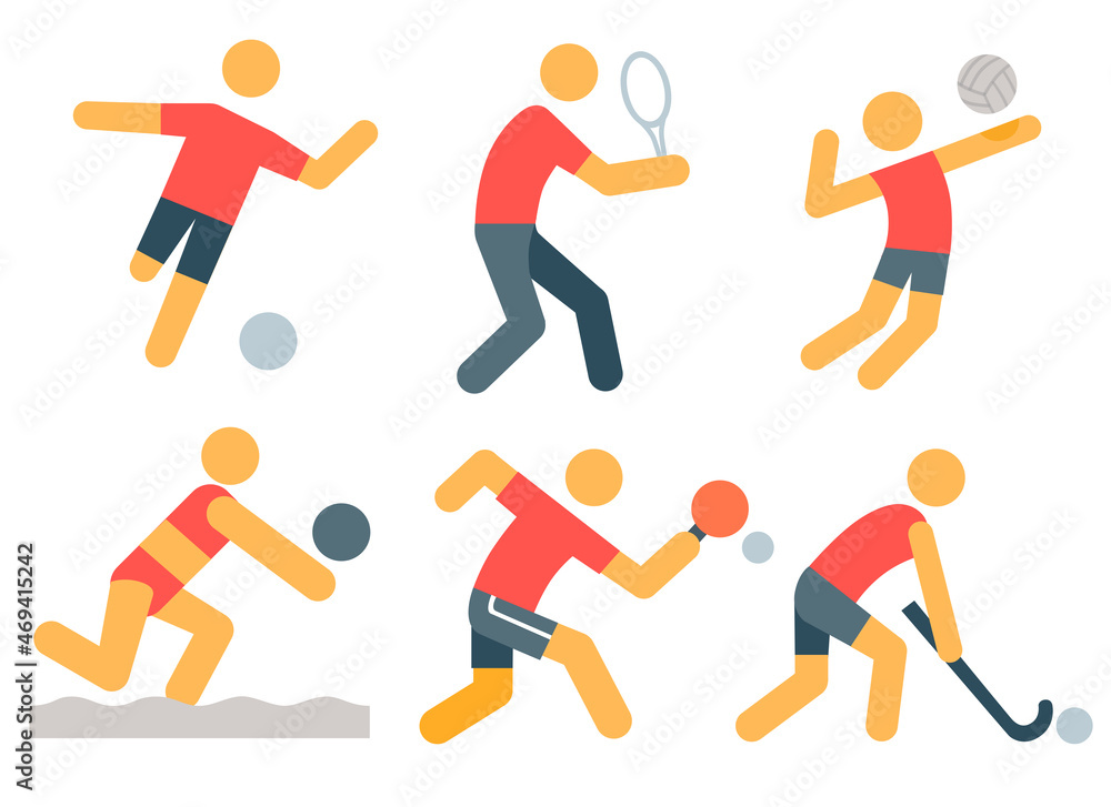 Olympic Games, sports, games, athletes, beauty, cartoon, illustration ...