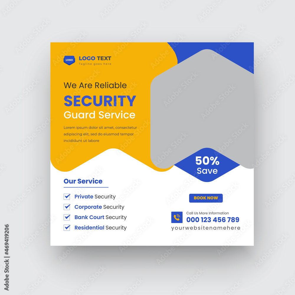 Vettoriale Stock Home Reliable Security Social Media Post Trusted Web ...