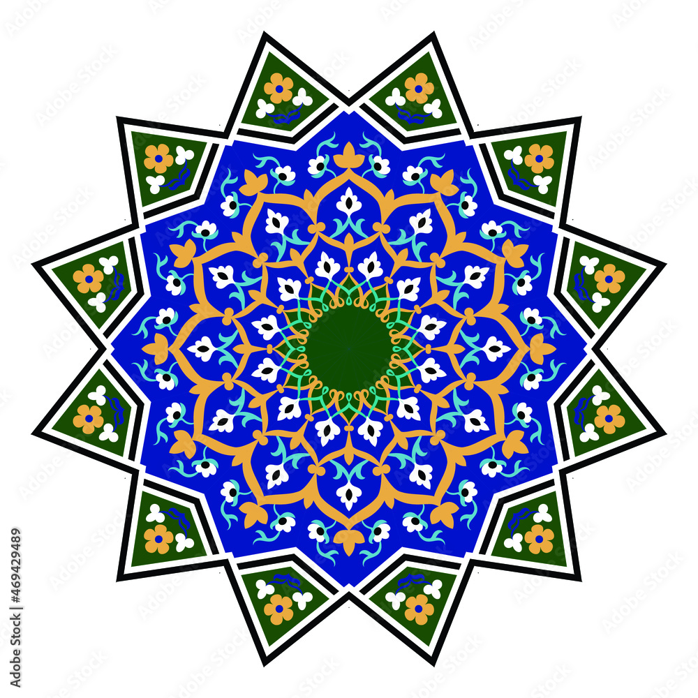 Islamic culture pattern - this pattern from old buildings in legendary ...
