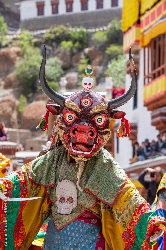 Cham dance of Hemis festival is the masked dance, performed by the ...