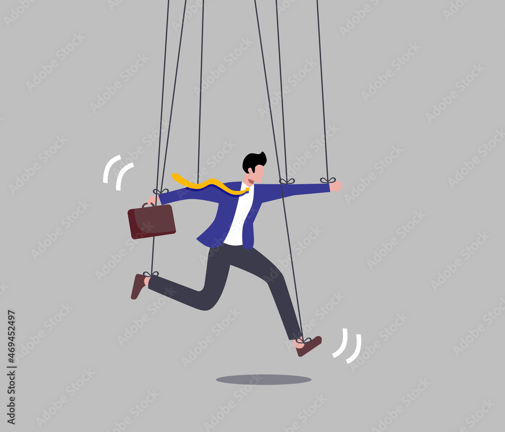 Manipulation, manipulation, puppet, occupation, workplace, stock market ...