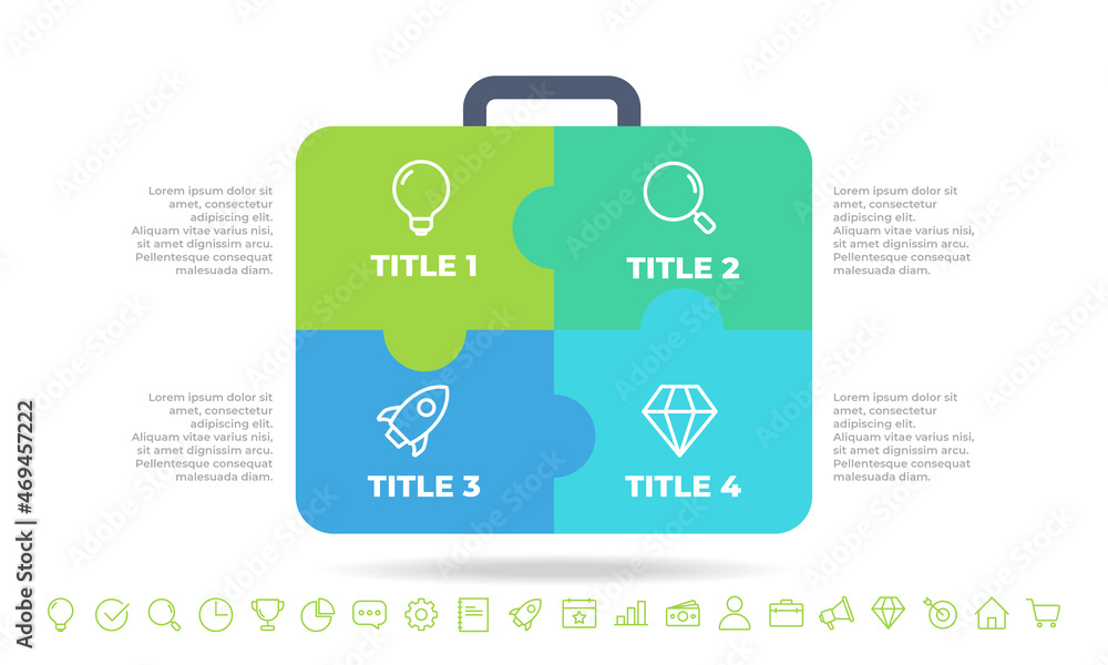 business infographic template design . option infographic template ...