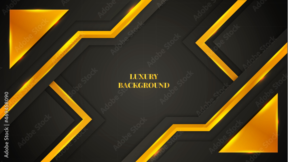Luxury background with golden and gradient color shapes and lights ...