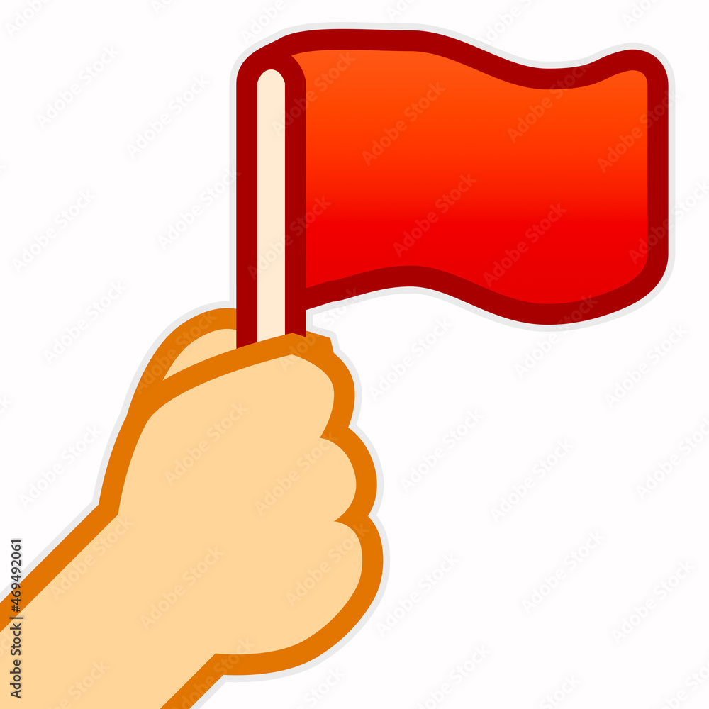 Red flag, national flag, flag, Communist Party, party, politics ...
