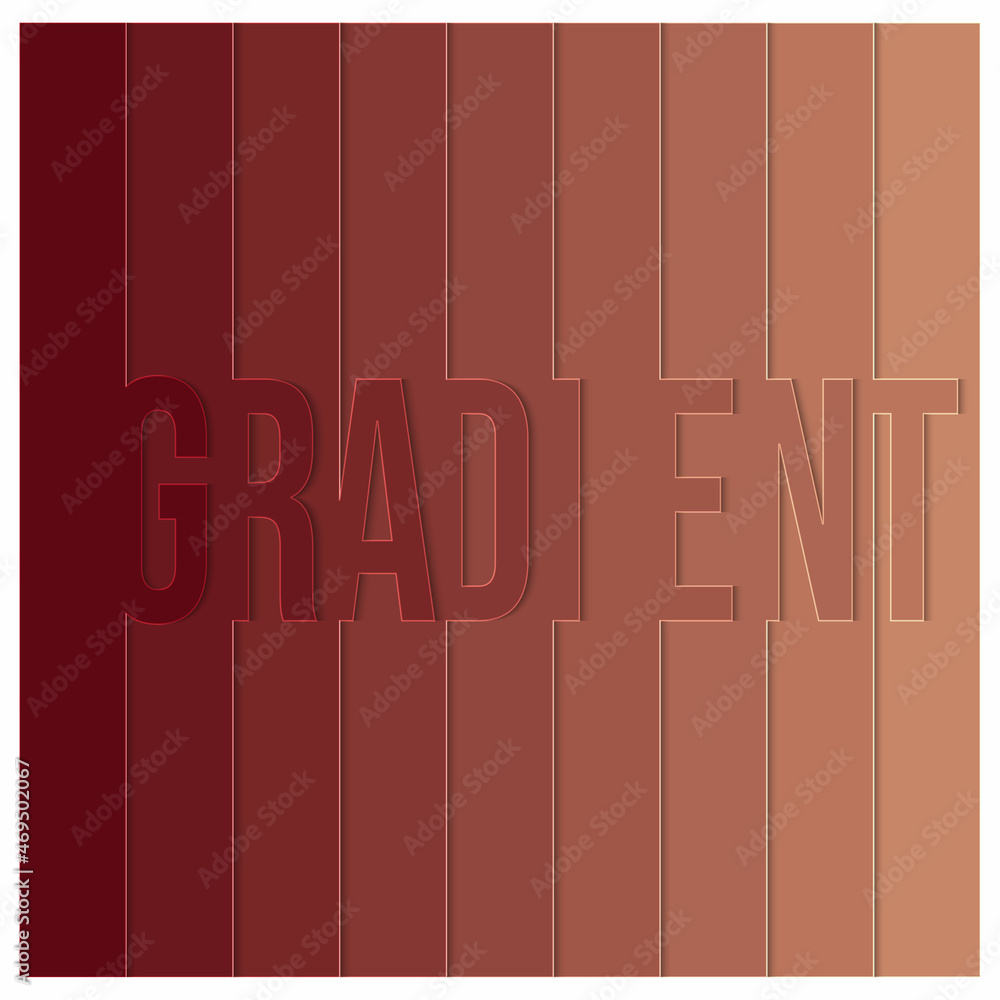 Gradient word art typography design Stock Vector | Adobe Stock