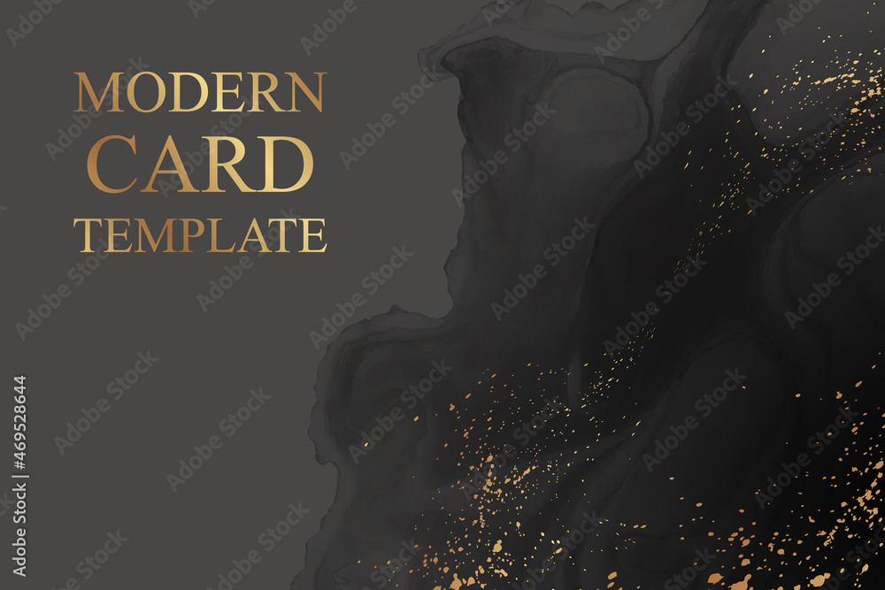 Modern watercolor background or elegant card design or wallpaper or ...