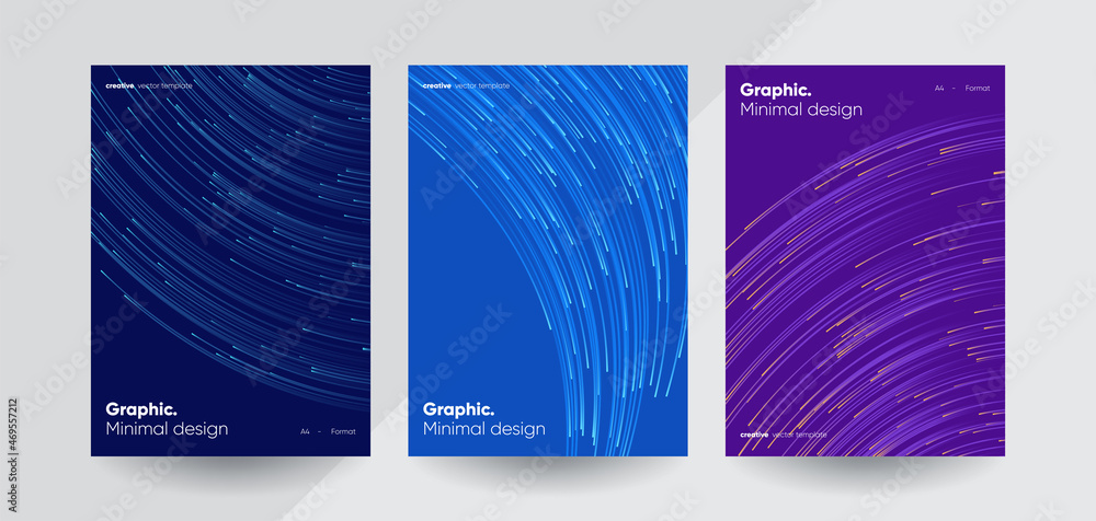 Hi-tech minimal covers design. Annual report template. Stock Vector ...