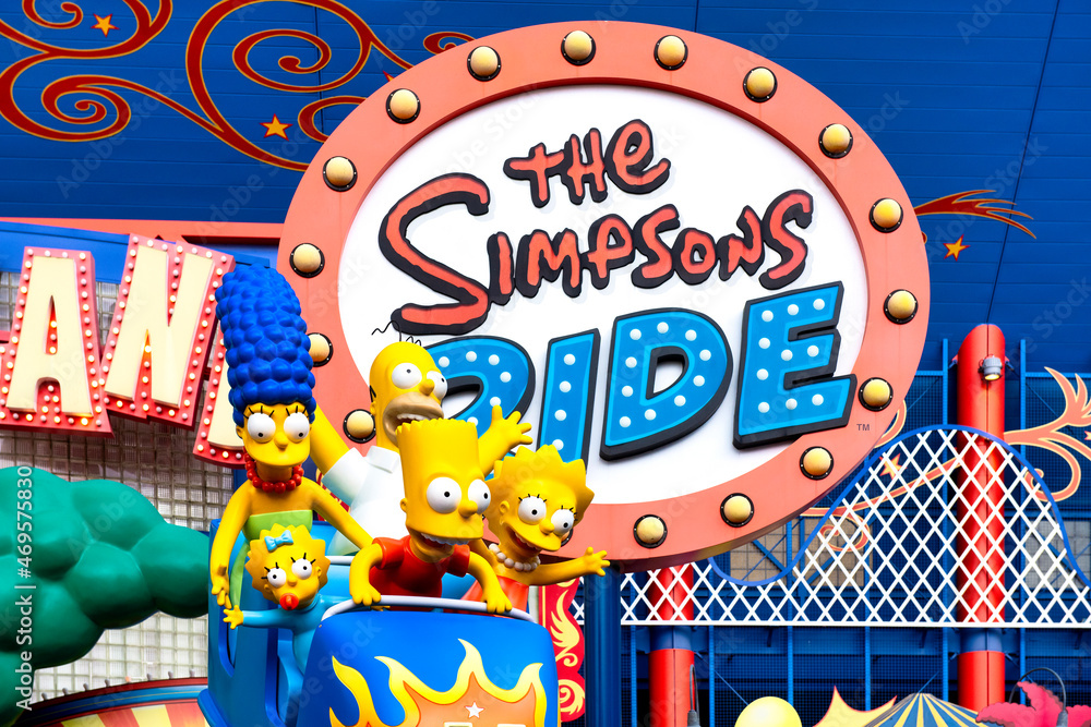The Simpsons Ride Logo