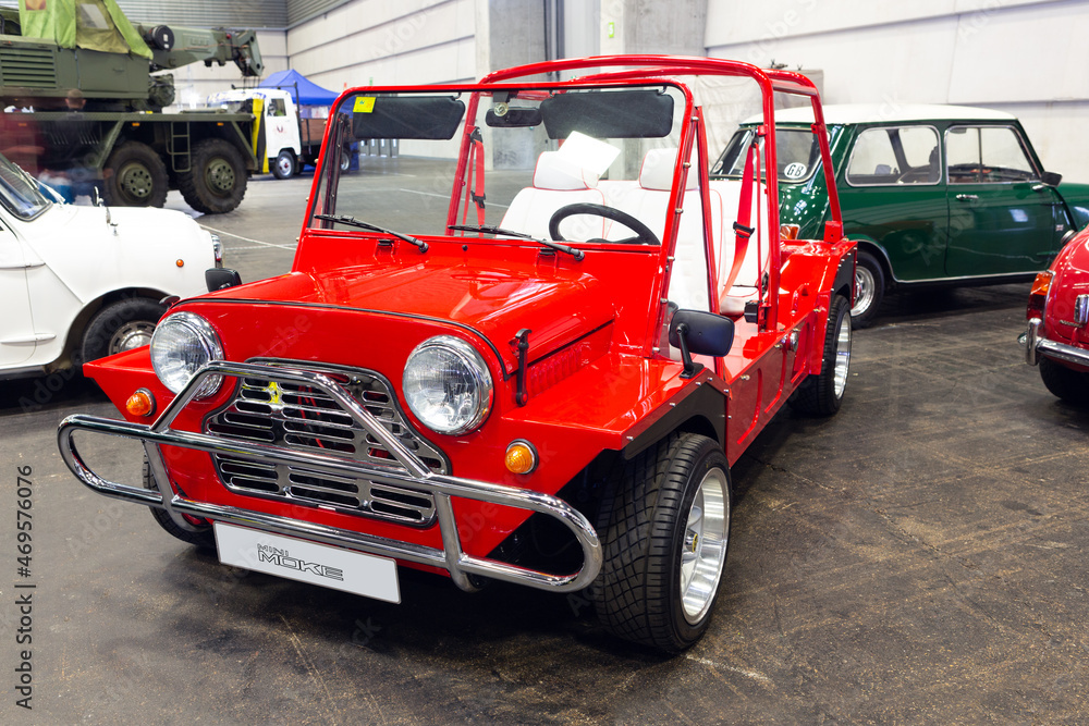 Mini Moke is a Mini-based vehicle designed for the British Motor ...