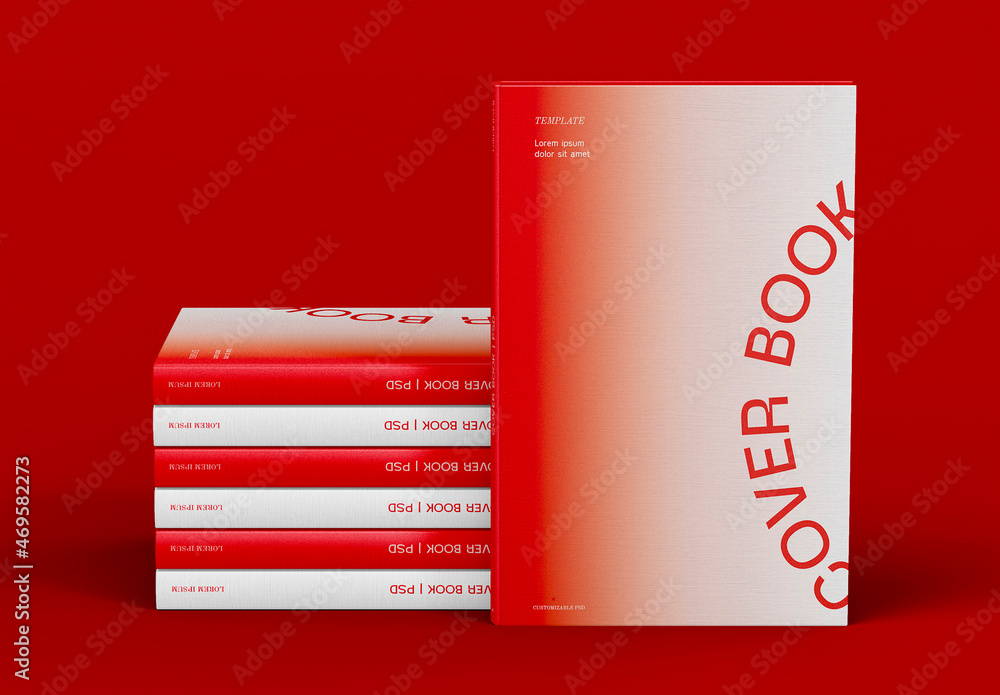 3D Books Cover Mockup Stock Template | Adobe Stock