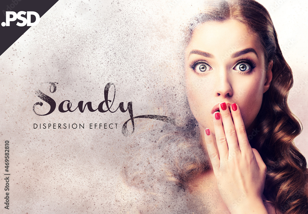 Dust smoke Dispersion Effect Stock Template | Adobe Stock