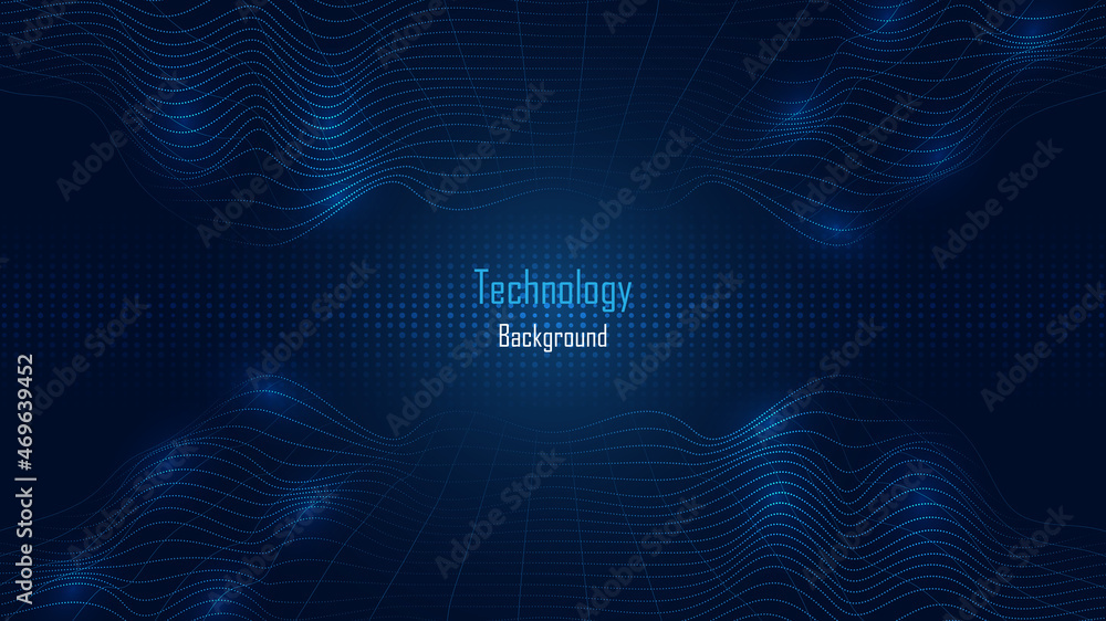 Artificial intelligence, AI Technology background.Big data concept. Hi ...