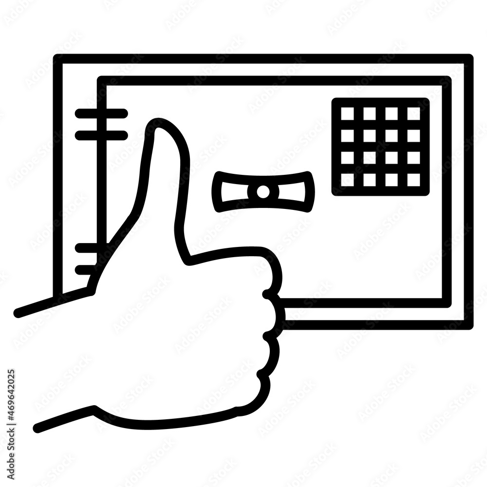 Bank vault with a lock code. Safe storage of valuables, money. An ...