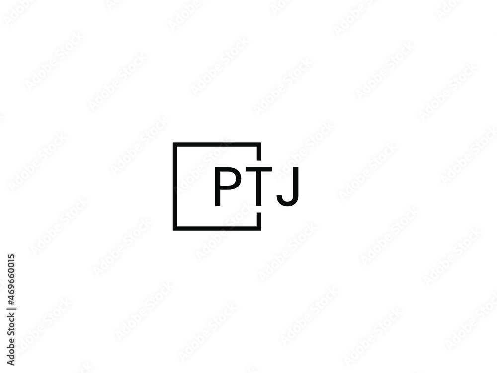 PTJ letter initial logo design vector illustration Stock Vector | Adobe ...