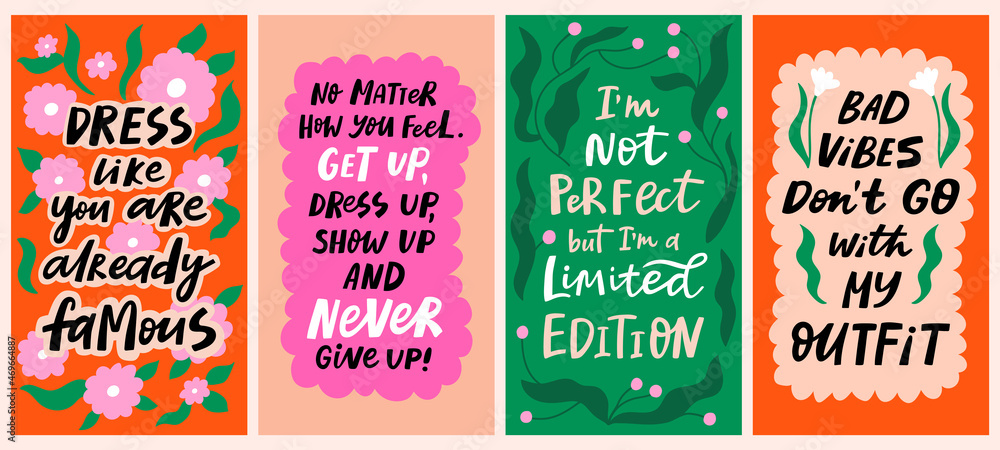 Hand drawn motivational quotes to keep inspired for success, lettering ...