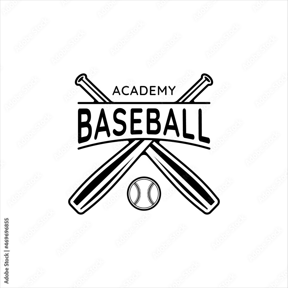 baseball logo vintage vector illustration template icon graphic design ...