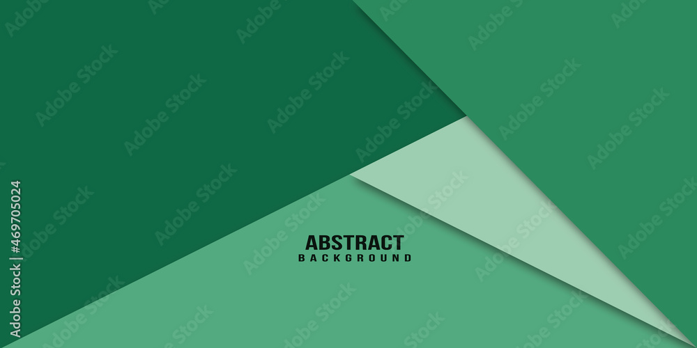 Abstract green banner background. Vector illustration . Stock Vector ...