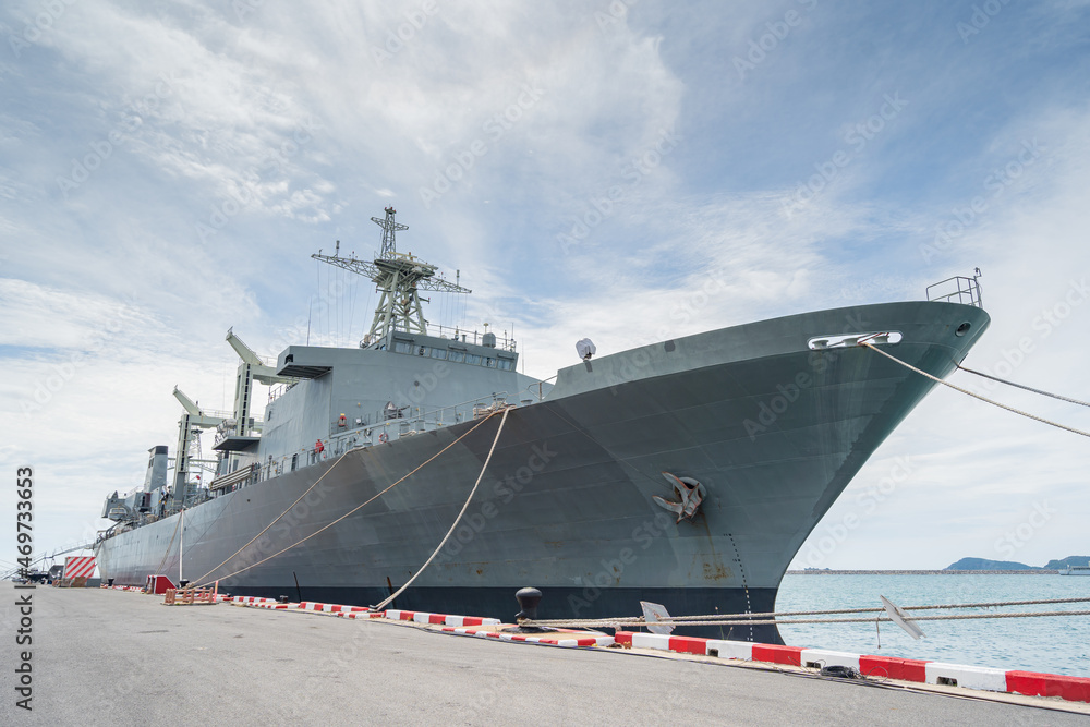 Navy Supply Ships Sealift Command Fast Combat Support ship Stock Photo ...