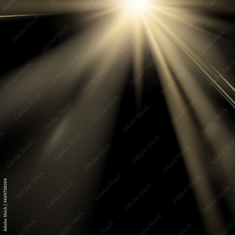 realistic light glare, highlight. beautiful bright lens flares ...