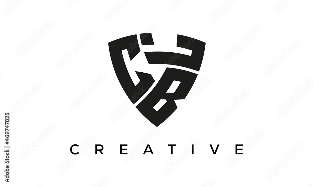 CBL letters logo, security Shield logo vector Stock Vector | Adobe Stock