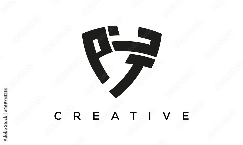PTL letters logo, security Shield logo vector Stock Vector | Adobe Stock