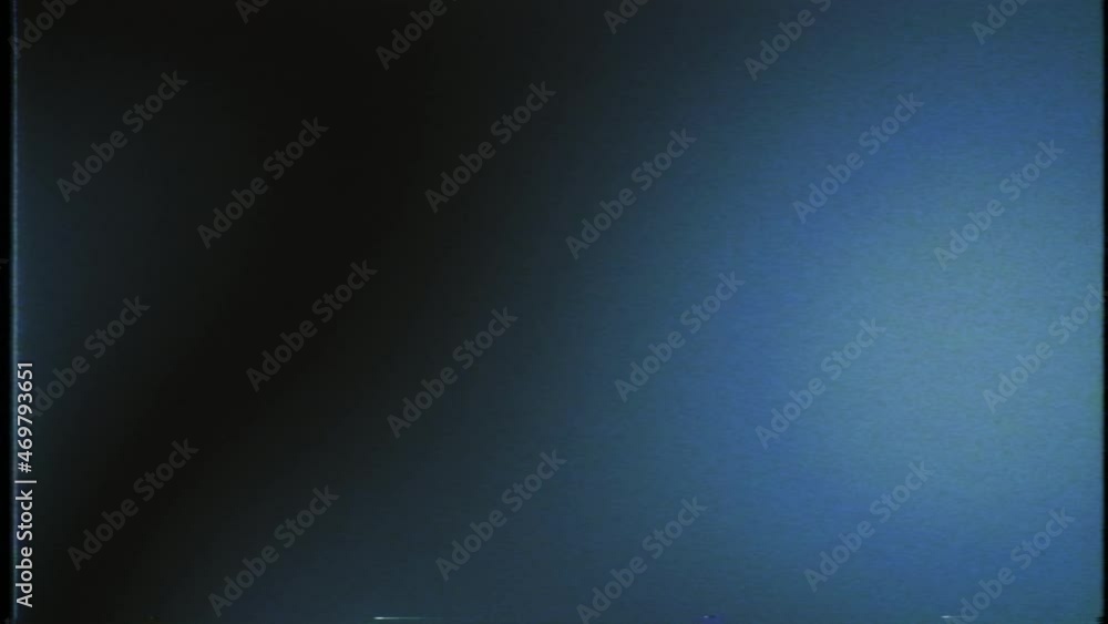 Vintage retro technology background footage with VHS artifacts and ...