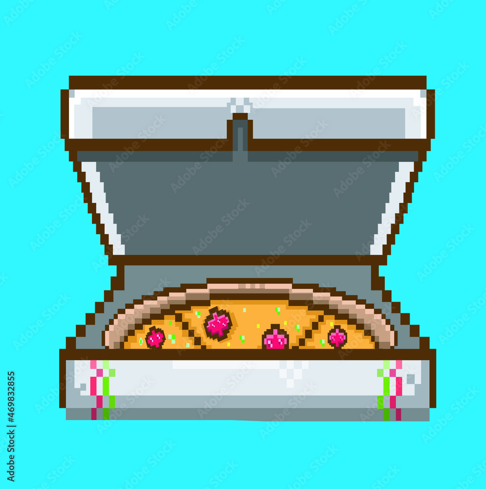 Fast stopwatch clock in vectorized pixel art Stock Vector | Adobe Stock