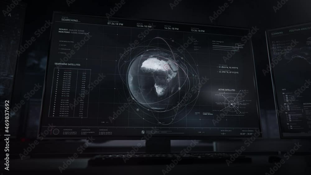 Satellites are scaning the surface of the Earth. Sudan is under a ...