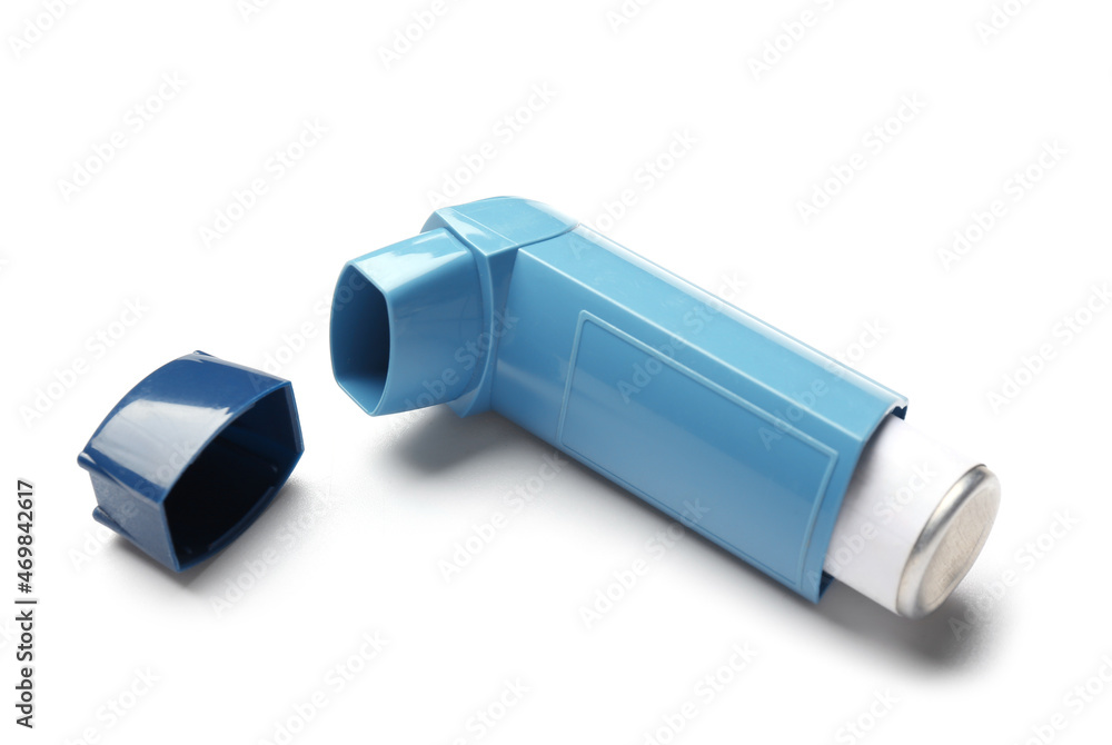 Modern inhaler isolated on white background Stock Photo | Adobe Stock