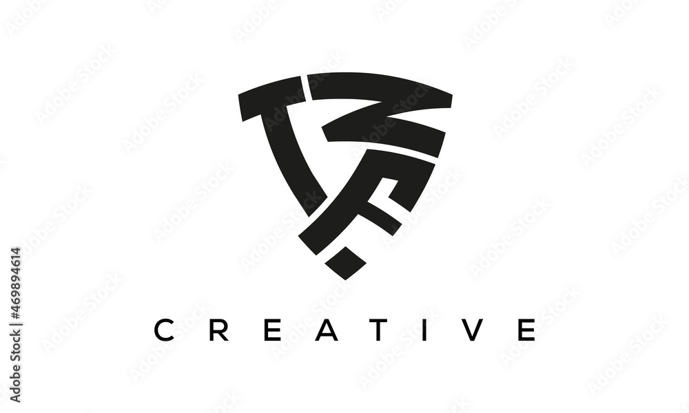 TFN letters logo, security Shield logo vector Stock Vector | Adobe Stock