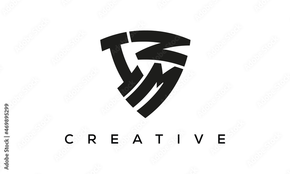 IMN letters logo, security Shield logo vector Stock Vector | Adobe Stock