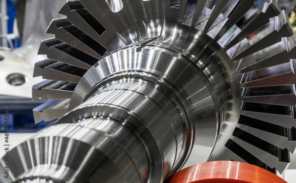 the shaft of the electric motor is mechanically processed in production ...