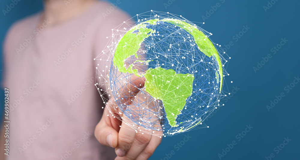 Concept day earth Save the world save environment Stock Photo | Adobe Stock