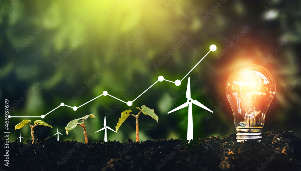 Successful sustainable business and pollution reduction.Renewable ...