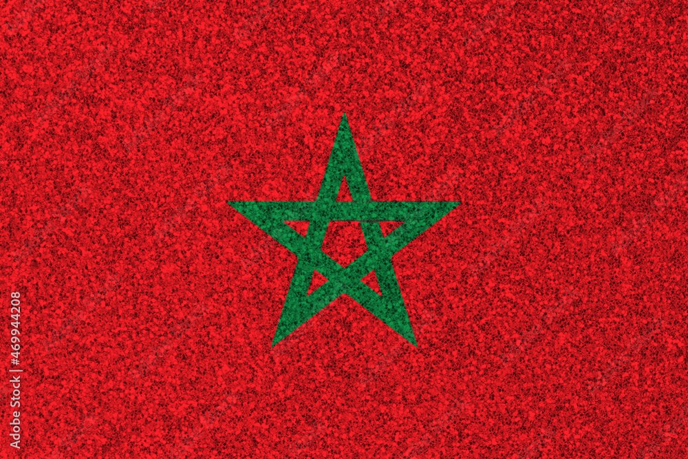 Patriotic glitter background in color of Morocco flag Stock ...